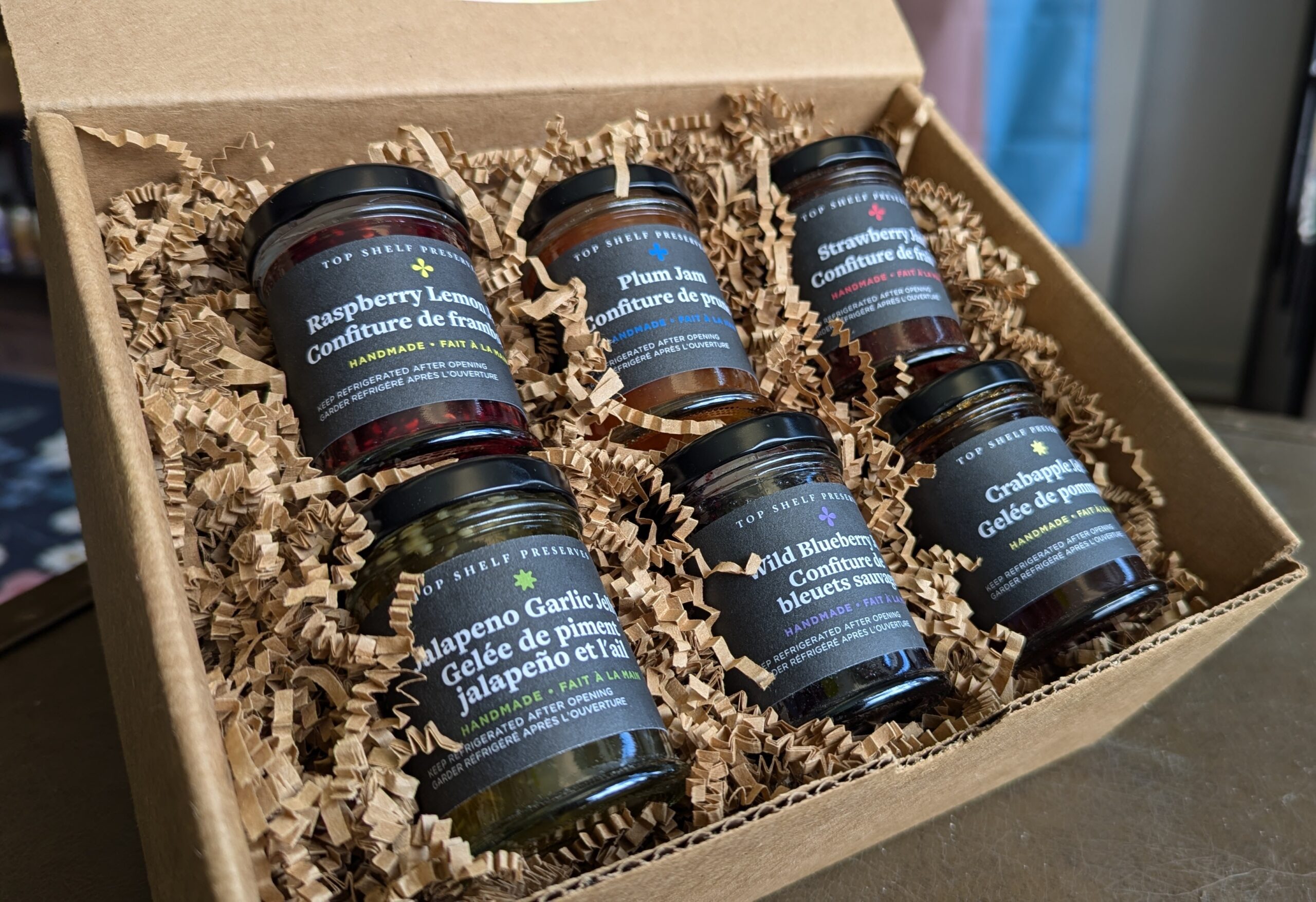 Gift Box – jam and jelly sampler - Top Shelf Preserves